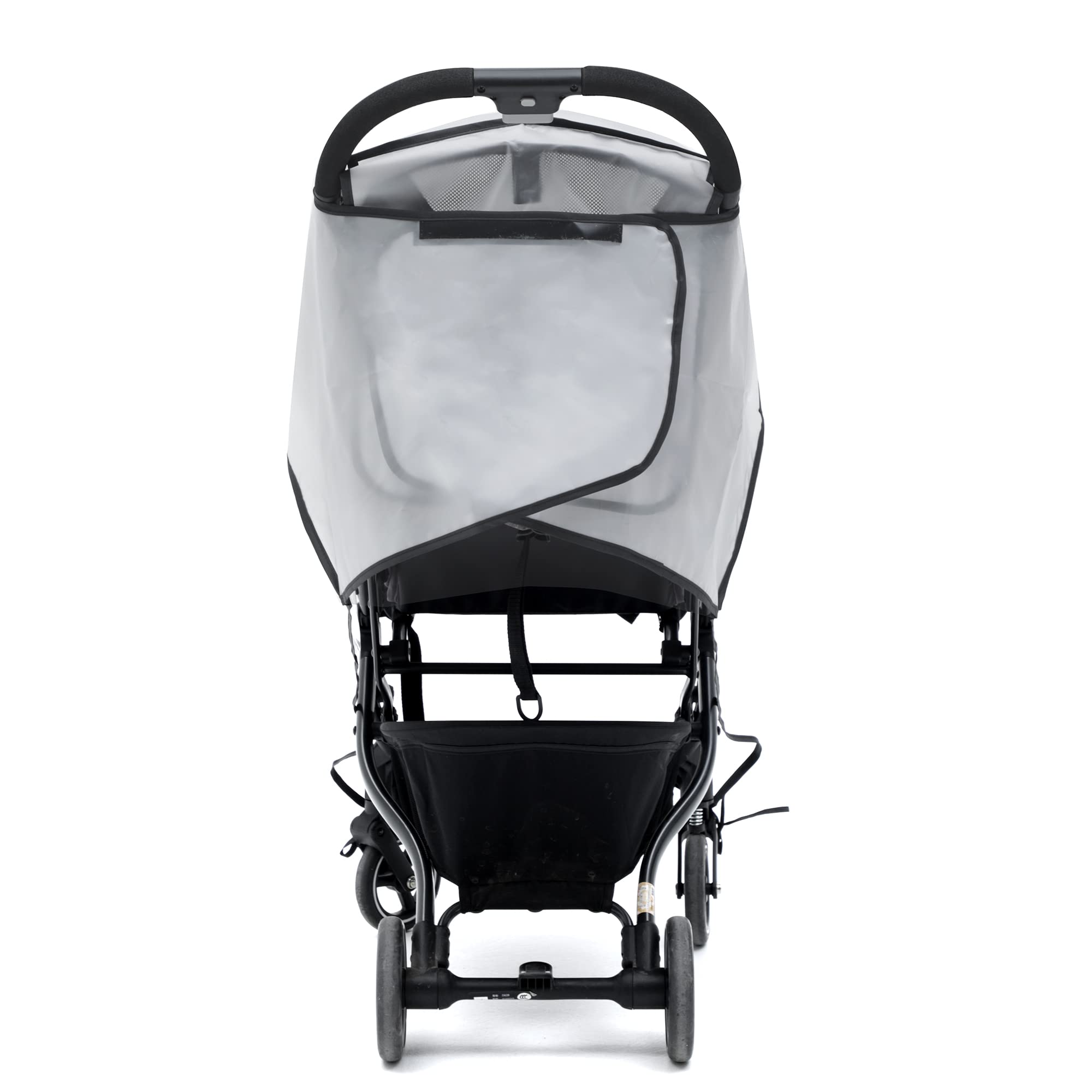 Universal Stroller Rain Cover, Outdoor Baby Travel Stroller Accessory Weather Shield, Umbrella Stroller Cover Clear Rain Cover for Rain, Snow and Wind Weather