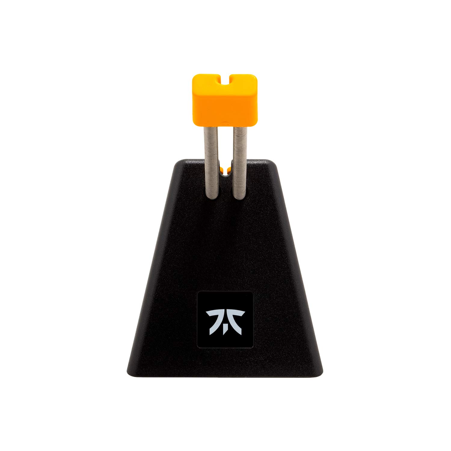 Fnatic Gaming Mouse Bungee Cable Management System for All Regular Mouse Cables, PC Mouse Cable Stand, Rubber Feet, Adjustable Spring, Black/Orange, 240g, 3.82 x 2.17 x 2.80