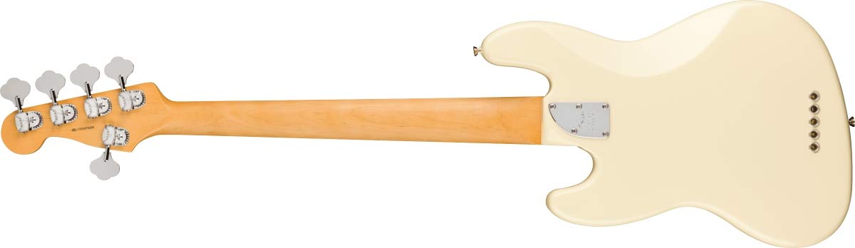 Fender American Professional II 5-String Jazz Bass, Olympic White, Rosewood Fingerboard