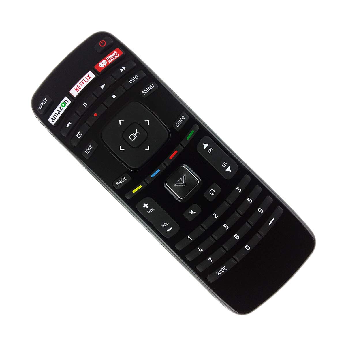 Vizio XRT112 Factory Original Replacement Smart TV Remote Control (Amazon/Netflix/iHeartRadio) - New 2017 Model
