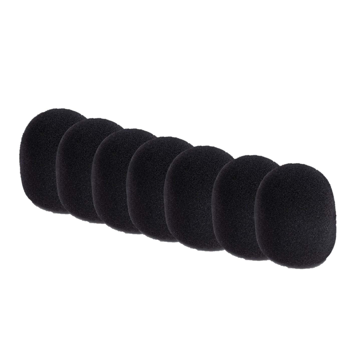 Durable Seven Piece Mic Holder with Seven Black Wind Screens