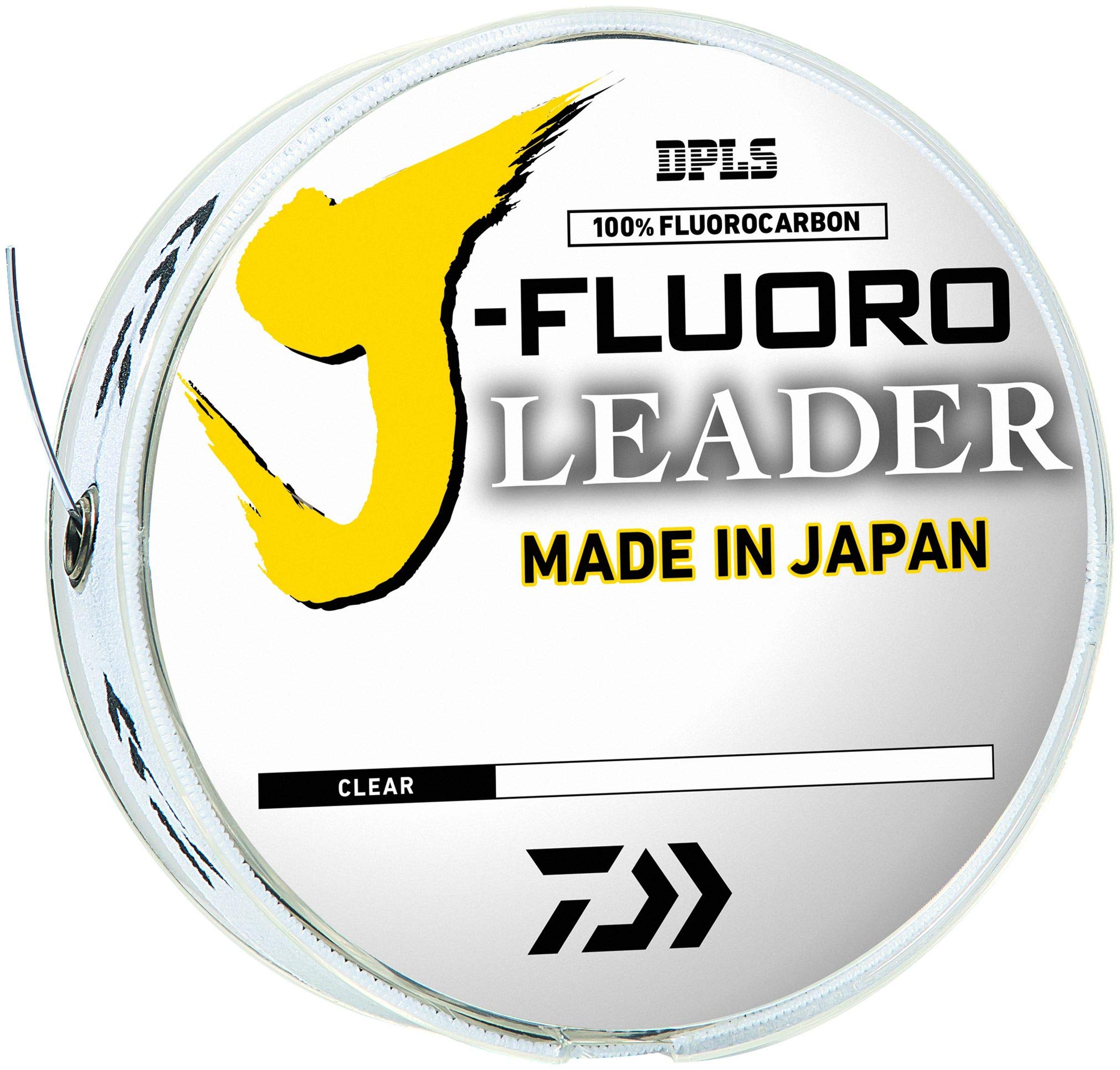 Daiwa J-Fluoro Fluorocarbon Leader - 50 Pound - 50 Yards, Clear