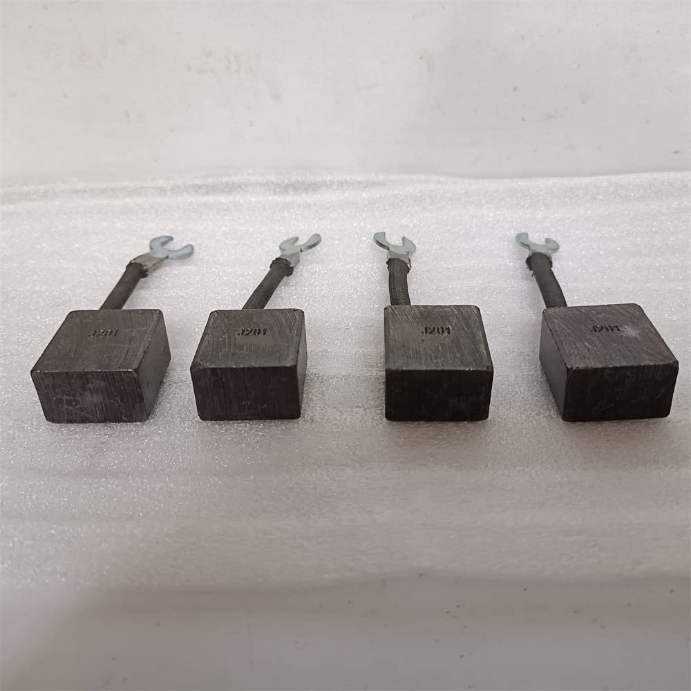 JWDAWN 4Pcs Single Wire Motor Carbon Brush Graphite Brush 16 * 25 * 28 16x25x28 mm for Electric Forklift Pallet Truck Stacker Motor Accessories