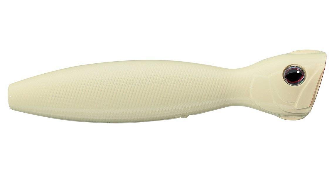 Daiwa Mebachi Popper 3 oz 6.3" Sinking Topwater Hardbait, Bone (DMBP15S35)