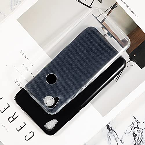 Shantime Infinix Hot 5 X559C Case, Soft TPU Back Cover Shockproof Silicone Bumper Anti-Fingerprints Full-Body Protective Case Cover for Infinix Hot 5 Lite (Transparent)