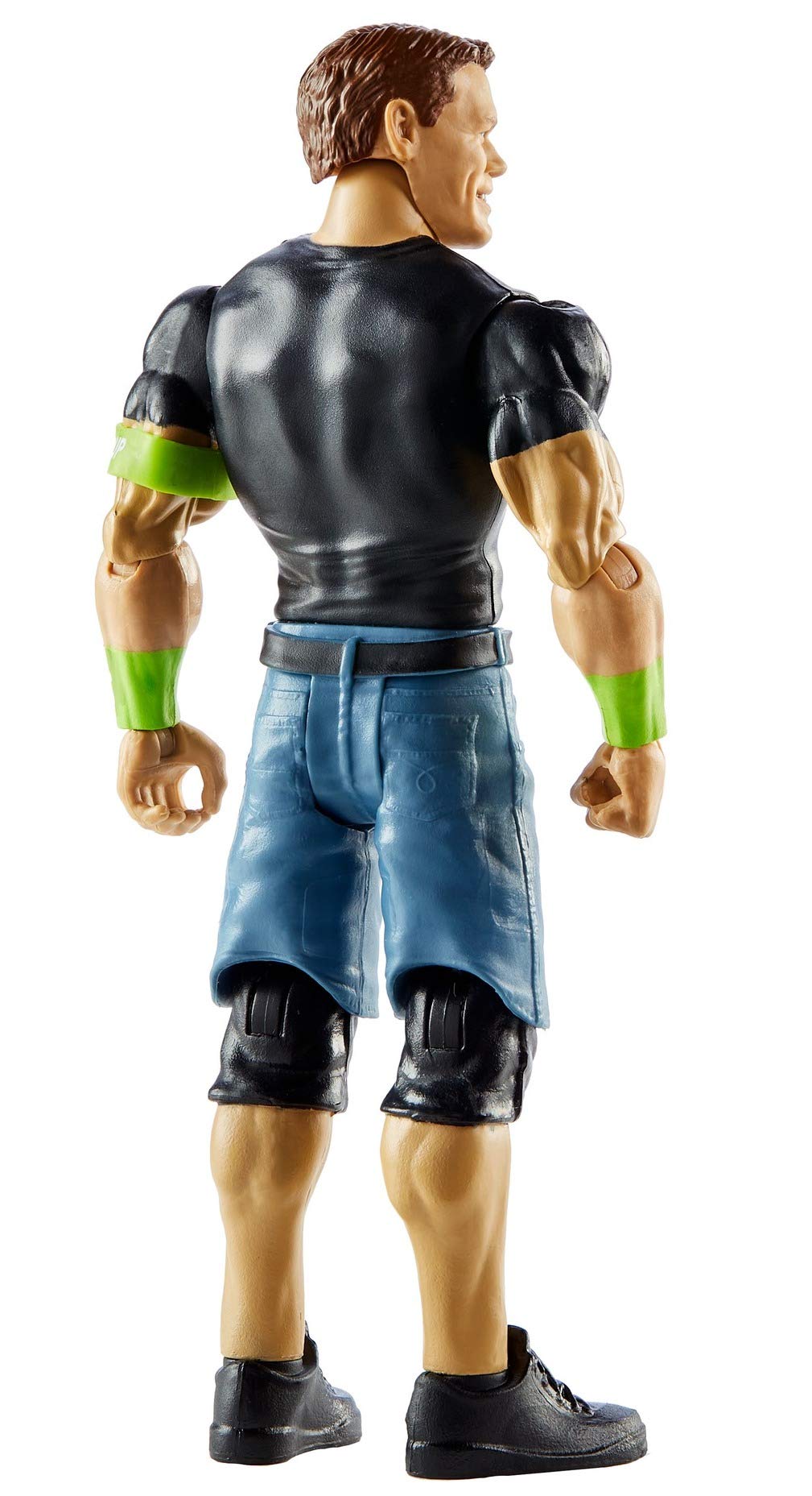 WWE Mattel John Cena Basic Series #113 Action Figure in 6-inch Scale with Articulation & Ring Gear, Multi (GLB17)