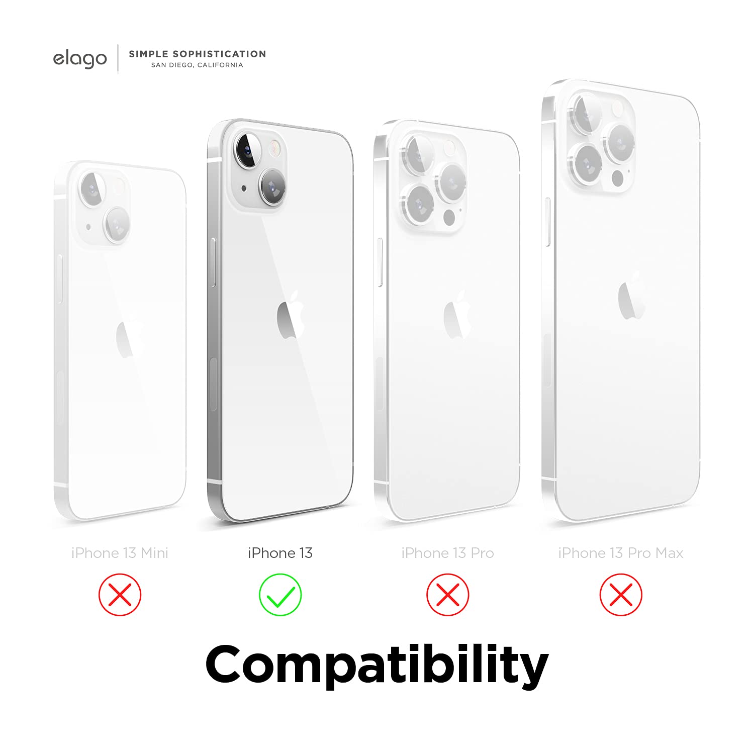 elago Liquid Silicone Case Compatible with iPhone 13 (6.1 inches), Premium Silicone Case, Full Protection Case β Shockproof Cover with 3 Structures, Soft Microfiber Prevents Scratches (Red)