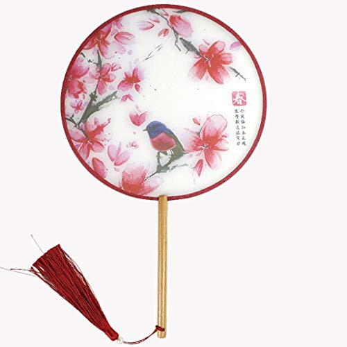 Folding Fan Ancient Style Fan Dance Fan Hand-Painted Palace Fan Chinese Style Silk Fan Hanfu Gift Fan for Friends
