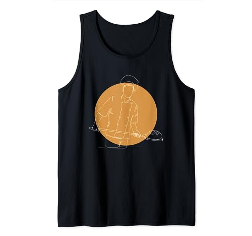 Lineart Bread Dough Bread Maker Bread Queen Bread Baker Tank Top