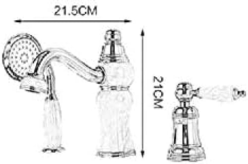 Kitchen & Bath Fixtures Taps Faucet,Gold Pull Faucet Basin Split Basin Faucet Bathroom Cabinet Three Holes Hot and Cold Three-Piece,Bathroom Basin Faucet