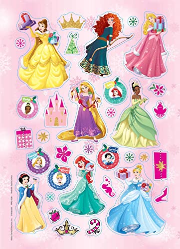 Disney Princess: Tis the Season to Sparkle: Color & Craft with 4 Big Crayons and Stickers