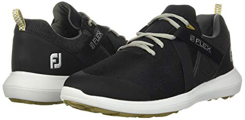 FootJoy Men's FJ Flex Previous Season Style Golf Shoes Black 7.5 XW US