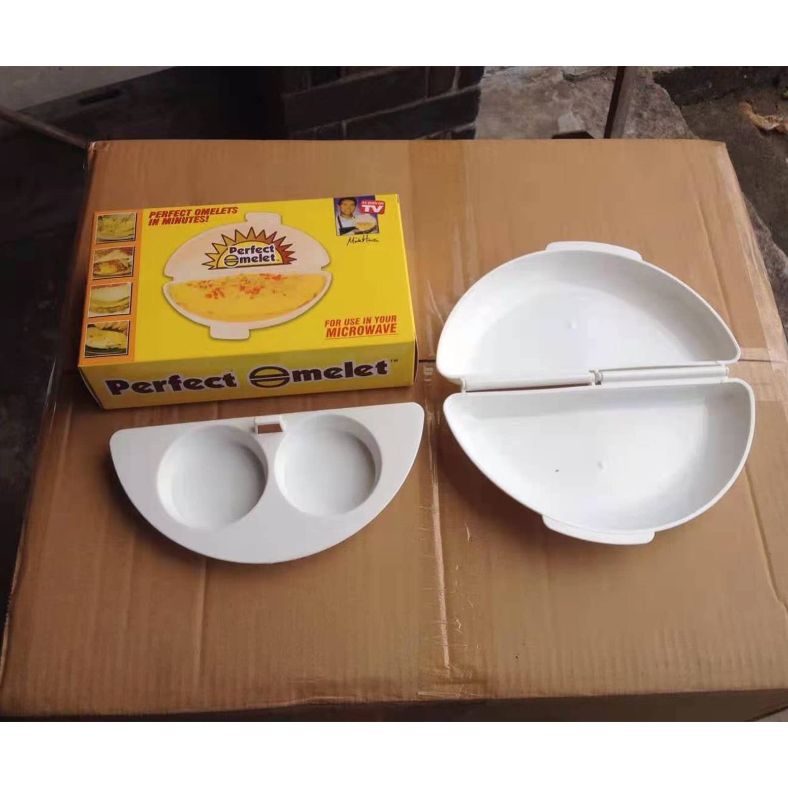Muloo Microwave Omelet Pan Microwave Omelet Plate Microwave Omelet Cooker Maker Tray s Box Kitchen Cooking Tool Microwave Omelet Plate Shows