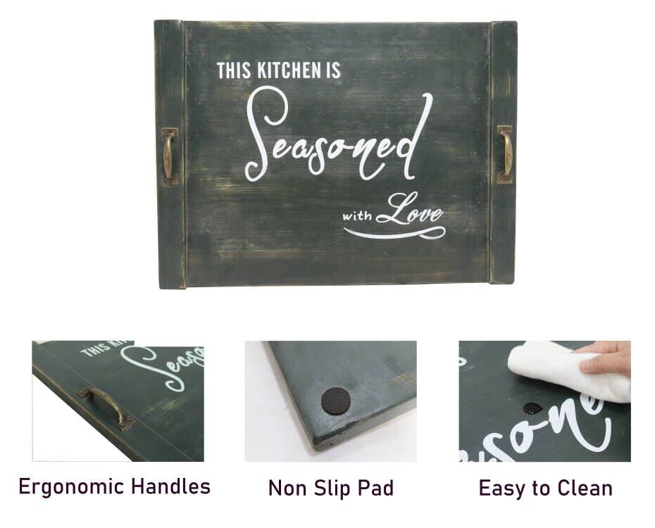 Gas Stove Burner Covers with Handles,LEKUAIJIA Electric Stove Burner Covers Made of Extra Thick Pine Wood, Handcrafted Cookware.