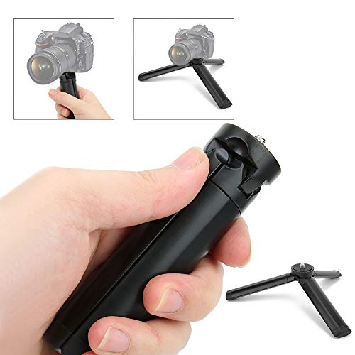 DAUERHAFT Mini Tripod,Camera Tripod Stand,Desktop Tripod,Action Camera Stand,Portable Tripod with Rubber Pad,Aluminium Alloy,for Mobile Phone,Cameras,Sports Cameras and Other Equipment