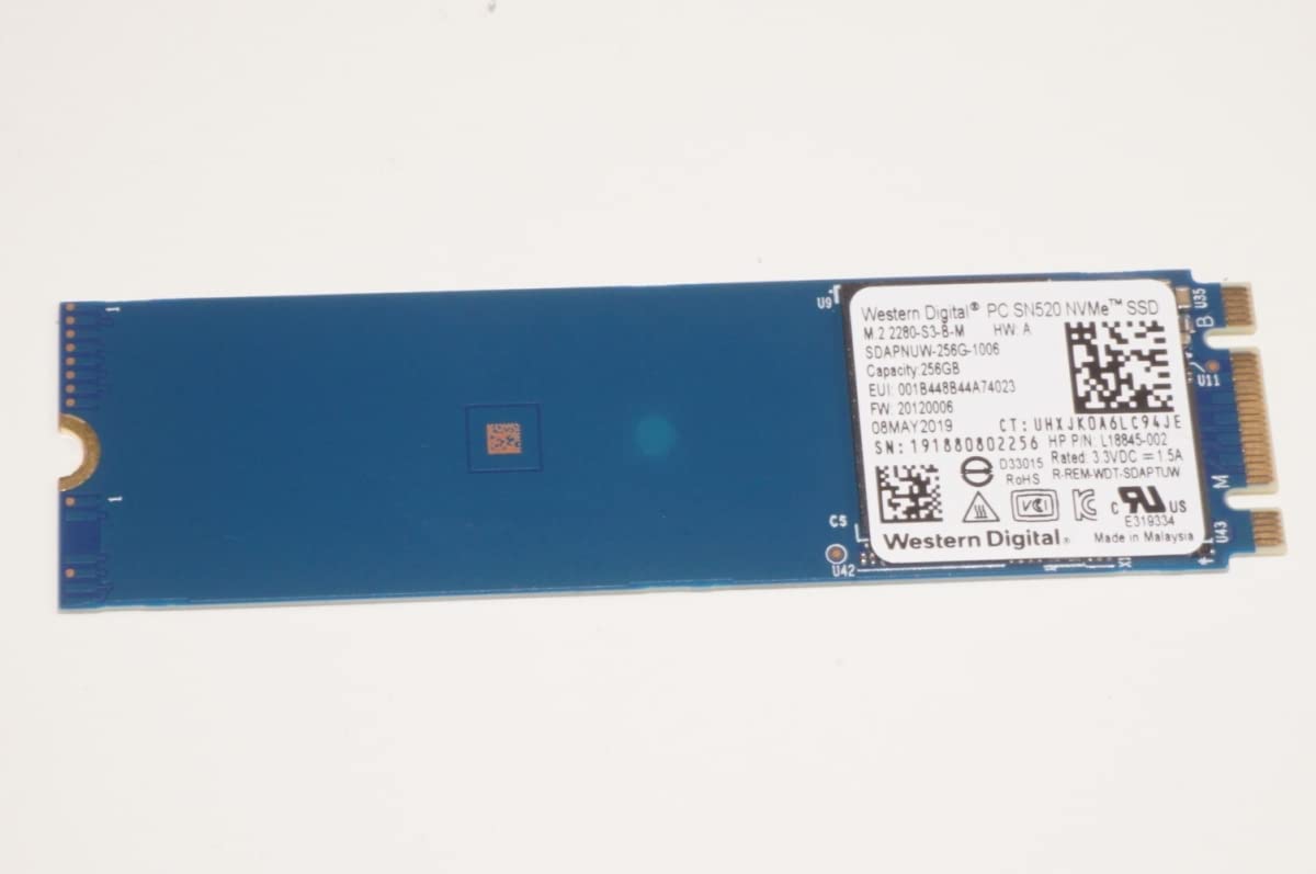 FMB-I Compatible with L53565-001 Replacement for Hp 256GB PCIe NVMe SSD Drive 15M-DR0012DX 15M-DR0011DX