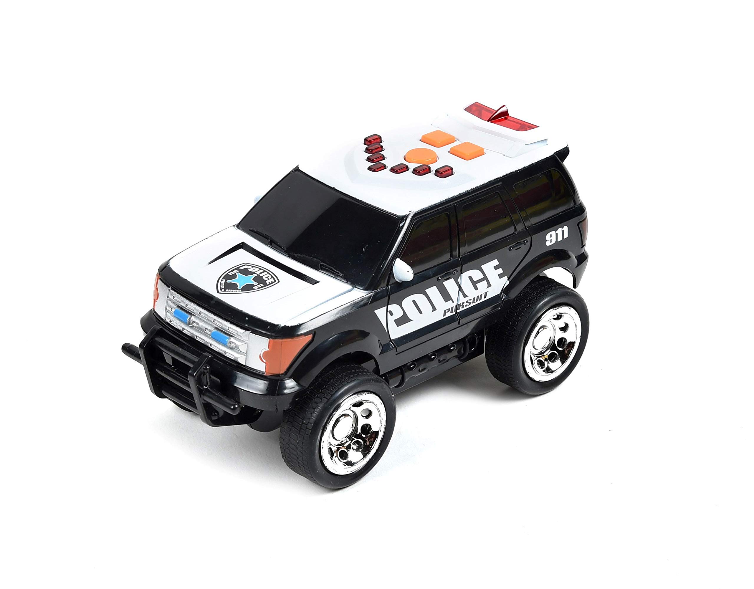 Sunny Days Entertainment Maxx Action Mini Rescue Vehicles 3 Pack | Rubber Tires | Lights & Sounds | 8 Assorted Styles | Helicopter - Fire Truck - Ambulance | Color & Style May Vary