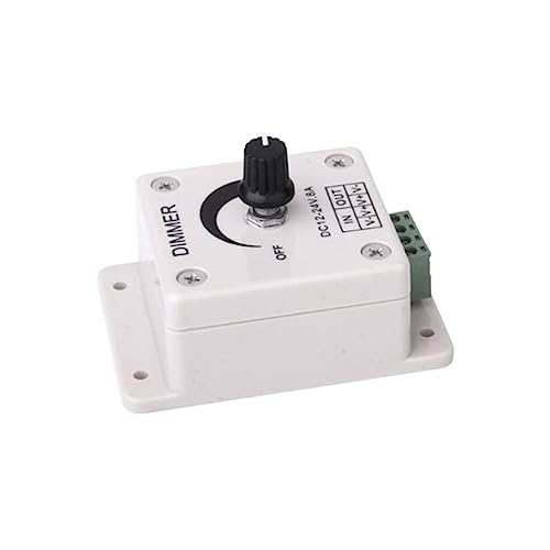 DOITOOL Led Bulb Dimmer Led Light Bulbs Dimming Light Bulbs Controller Adjuster Rotating Light Bulb Tape Light Dimmer Lamp Rotary Dimmer Led Dimmer Switch Dc White Manual Control Lights