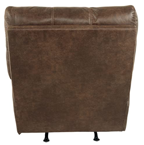 Signature Design by Ashley Bladen Faux Leather Manual Rocker Recliner, Brown