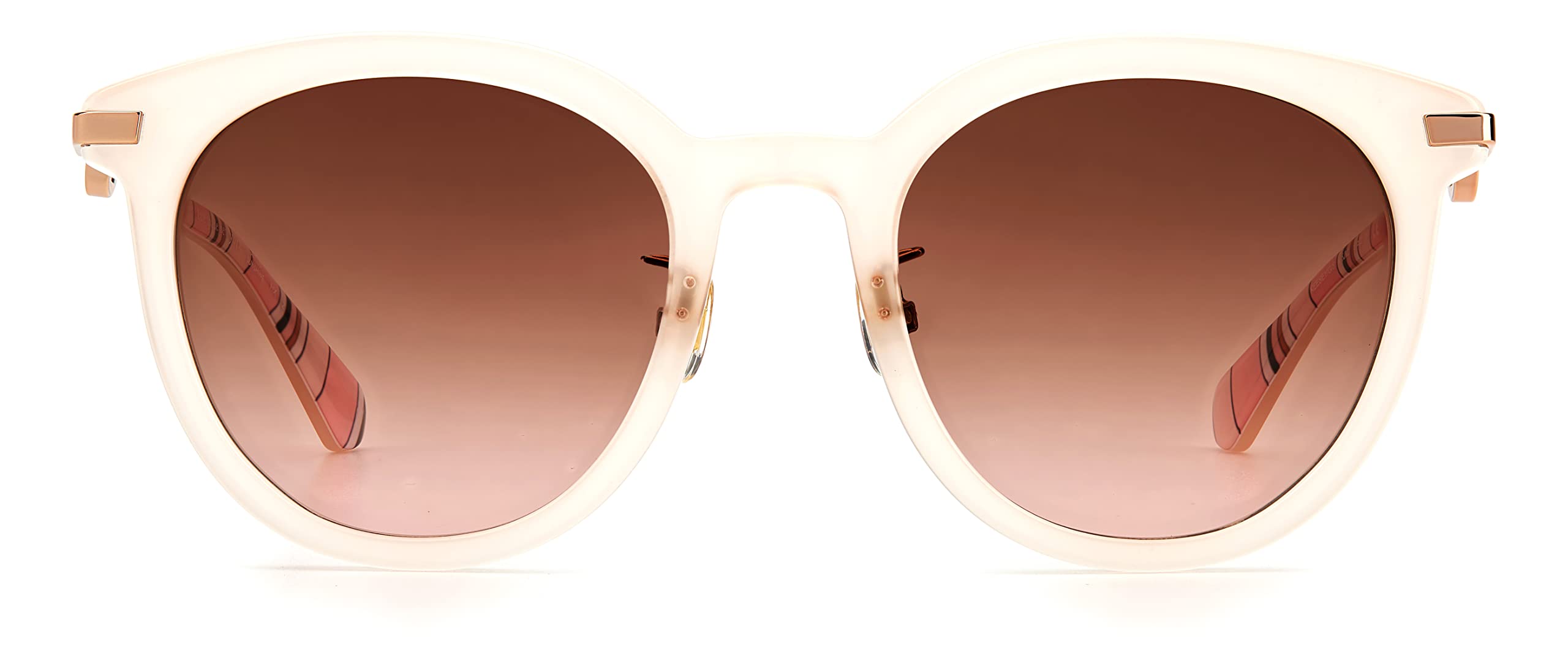 Kate Spade New York Women's Keesey/G/S Oval Sunglasses, Pink, 53mm, 22mm