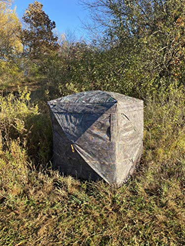 Rhino Blinds R180 3 Person See Through Hunting Ground Blind