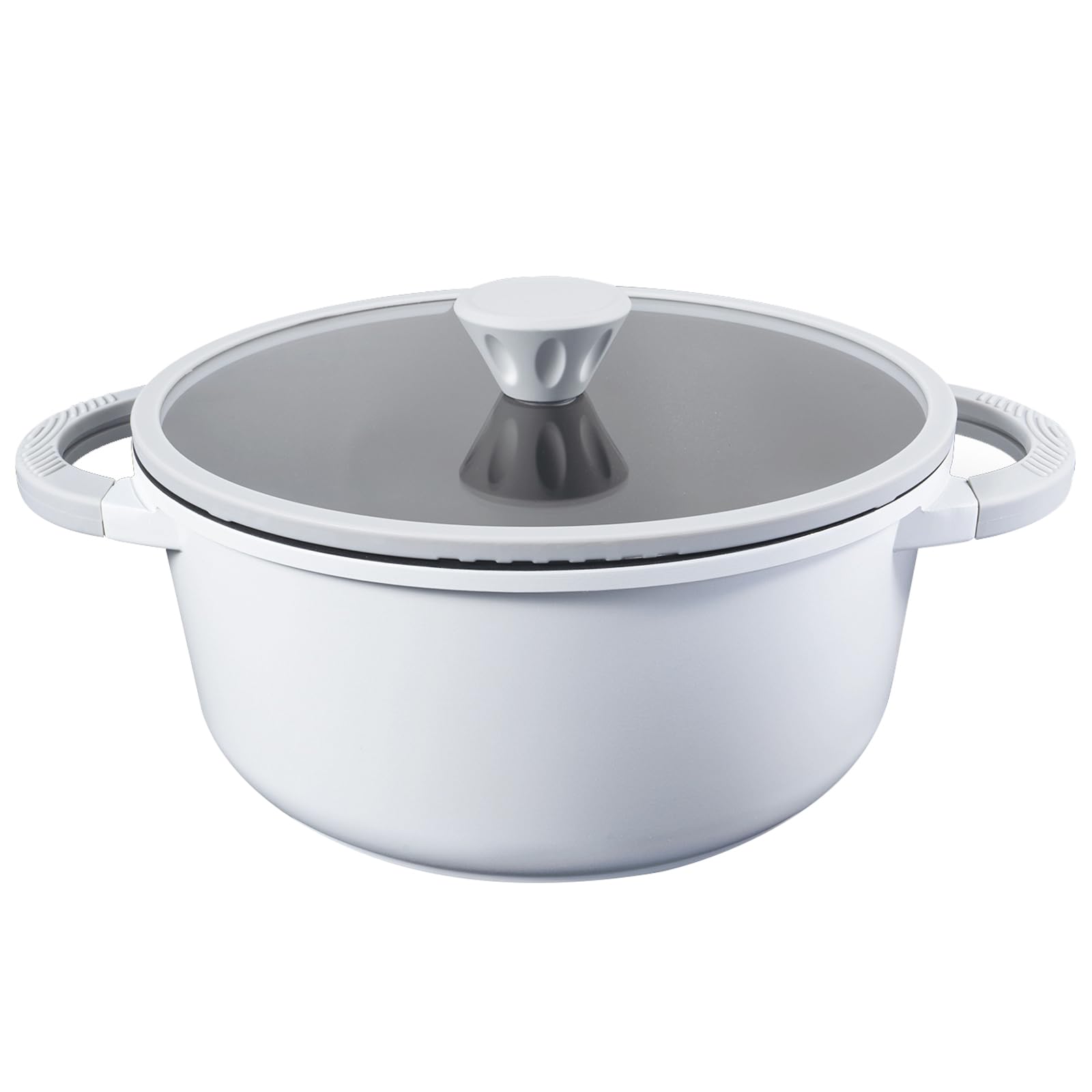 Procooking 5 QT Stock Pot with Lid, Professinal Die-Cast Casserole Dutch Oven,5 Quart Pasta Pot for Kitchen, Non Stick Soup Pot, Induction Campatible