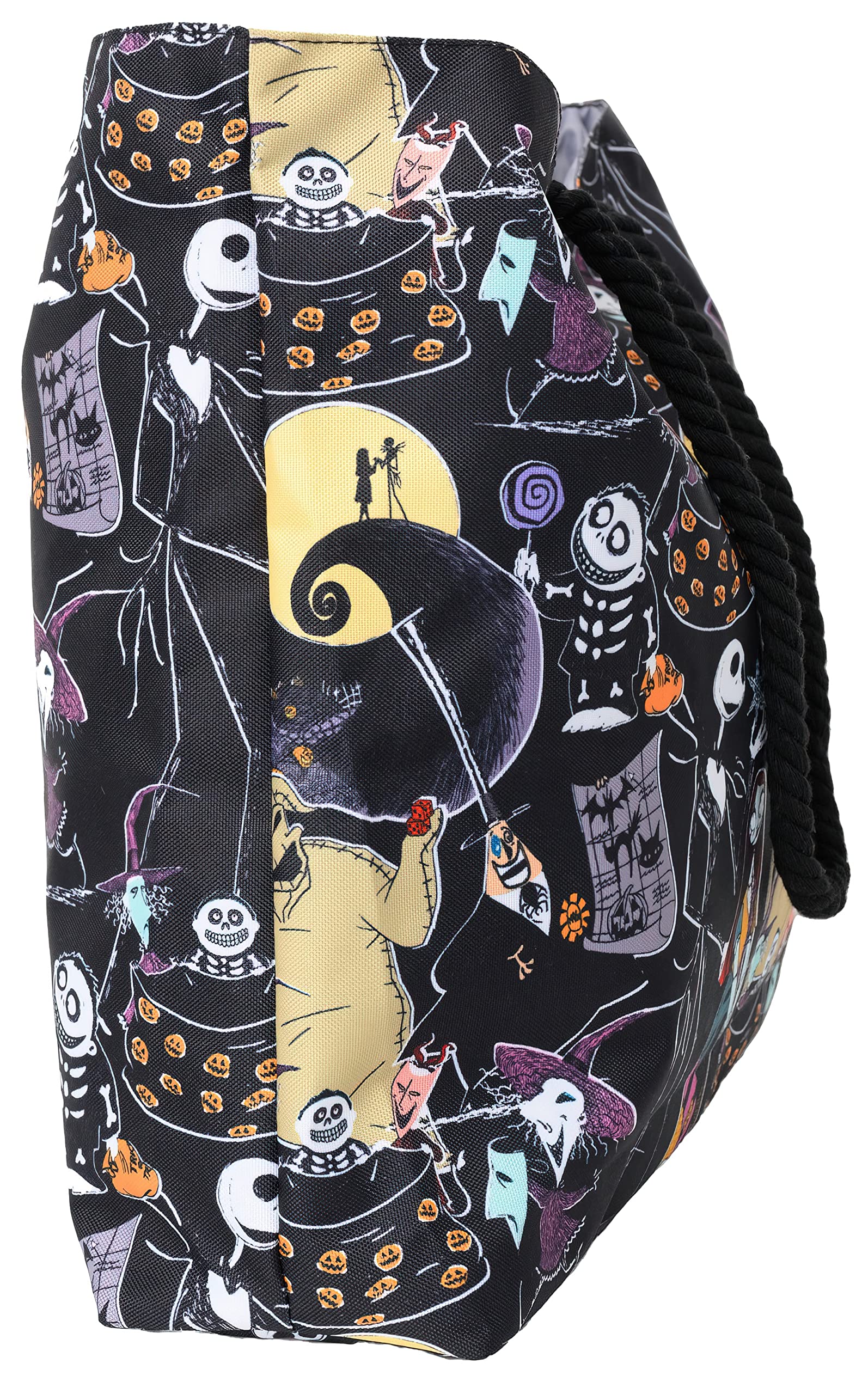 Disney Tote Nightmare Before Christmas Jack Skellington Print Lightweight Bag