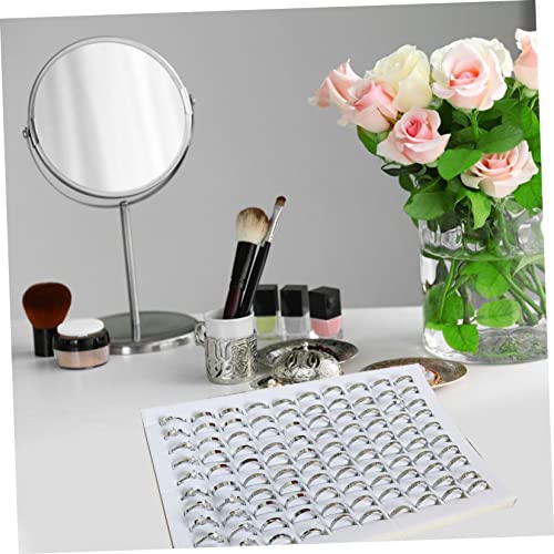 Didiseaon 8 Pcs Box Jewelry Box Pad Ring Tray Vanity Drawers White Display Shelf Jewelry Display for Selling Earring Organizer Sponge Tray Ring and Earring Organizer Sponge Mat Sponge Holder
