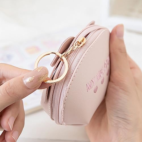 Kawaii Coin Purse Keychain,Cute Wallets for Teen Girls,Cartoon Wallet for Backpack Decoration (Melo)