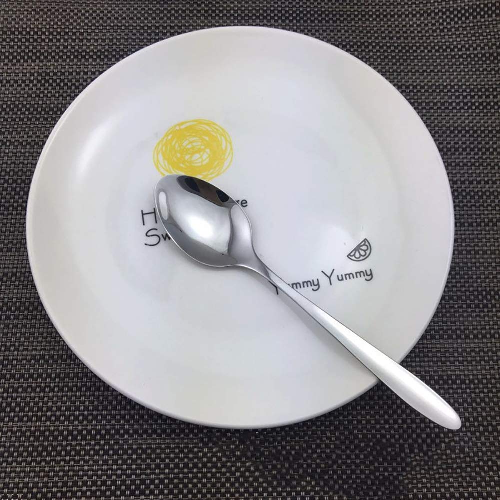 Gizhome Stainless Steel Flatware Set Cutlery Set of Knife Fork Soup Spoon Teaspoon, Portable Silverware Set for Travel Camping
