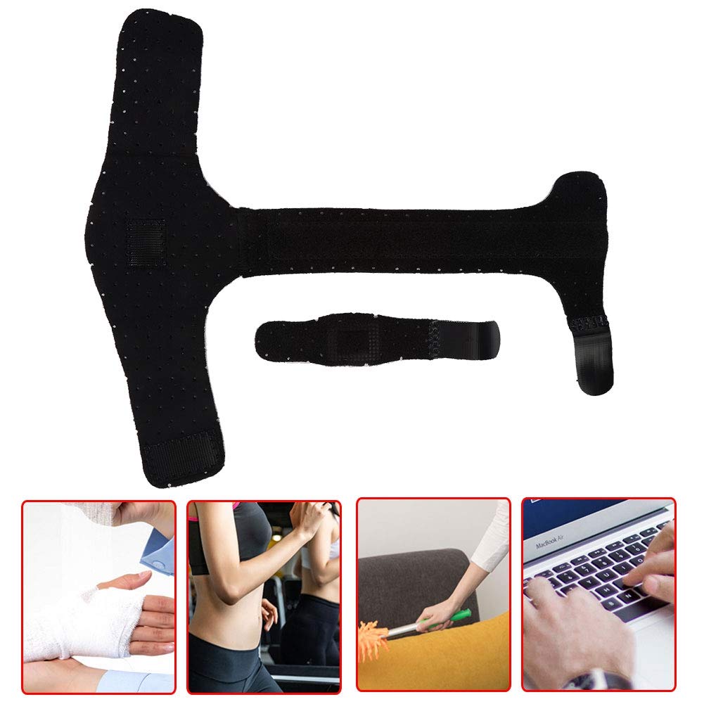 Finger Splint, Adjustable Finger Protector Finger Splint Finger Finger Splints Support Injury Tools Metal For Finger Splints Pain Relief Support(M)