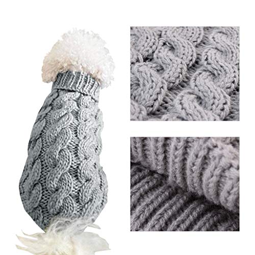 HonpraD Female Clothes Winter Autumn Pet Sweater Small and Medium Sized Dog Custume Chihuahua Coat Outfits Knitting