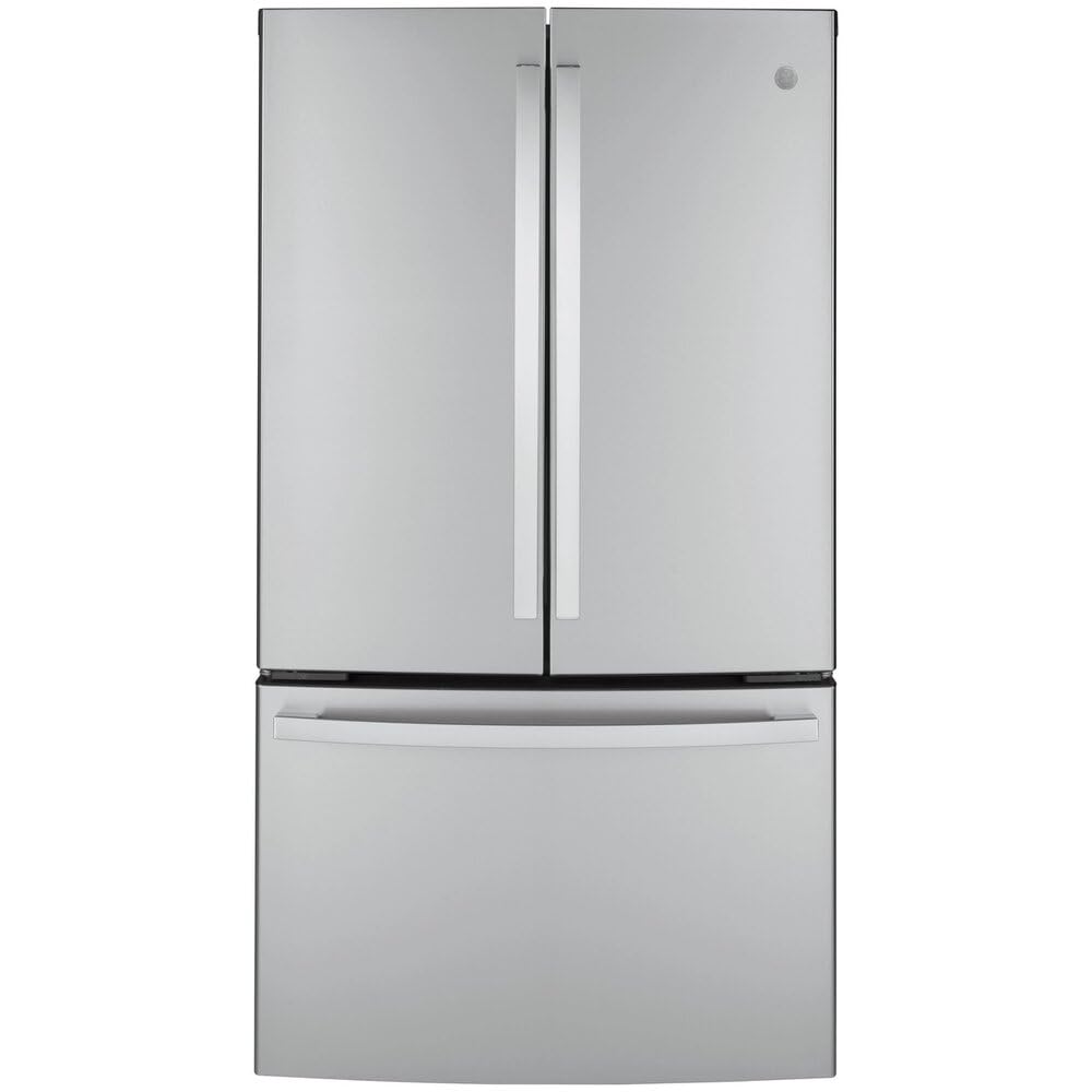 GE GWE23GYNFS 36" French Door Refrigerator with 23.1 cu. ft. Total Capacity, Energy Star, in Stainless Steel