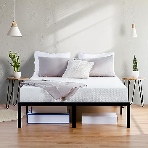 Olee Sleep 9 Inch I-Gel Multi Layered Memory Foam Matress Mattress, King, White