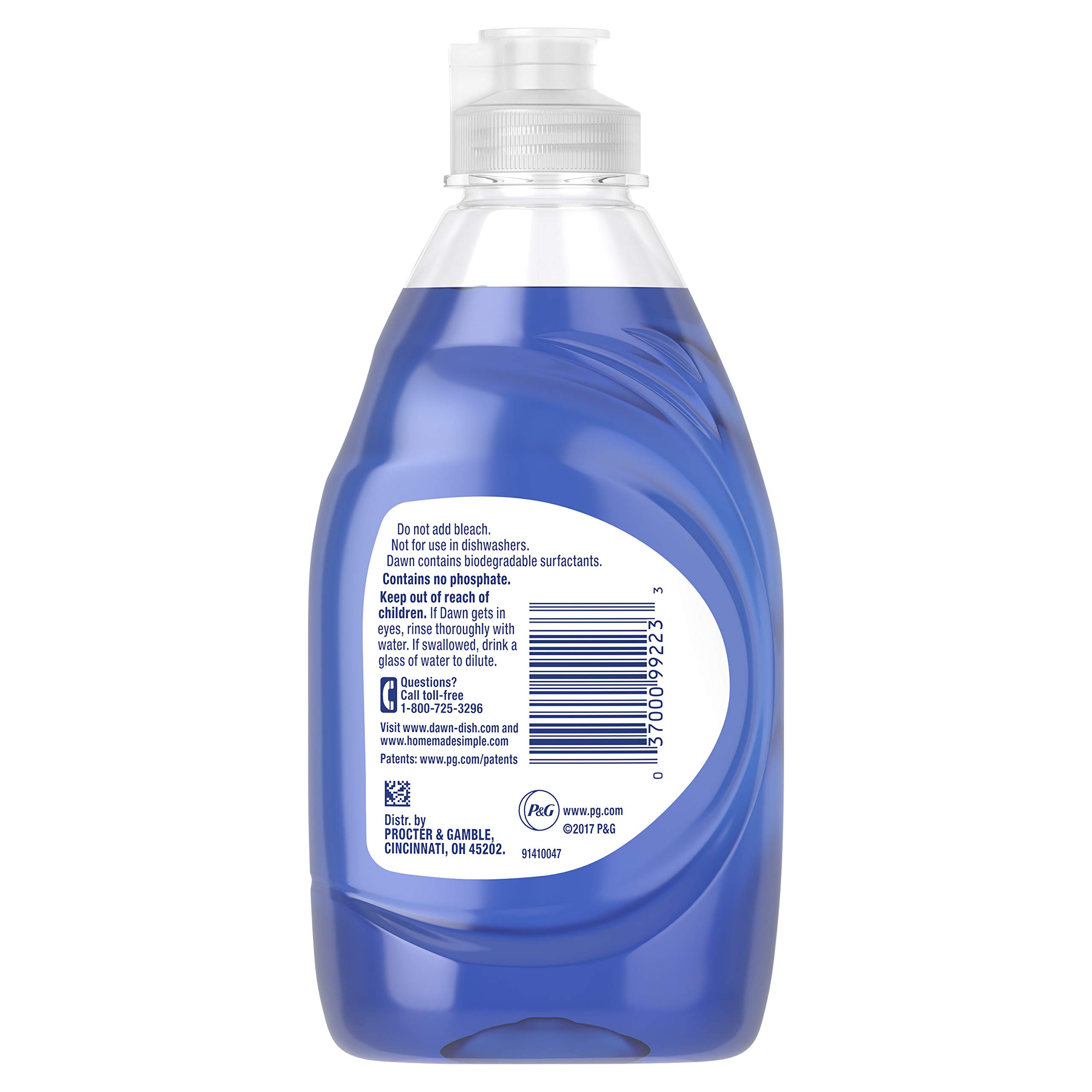 Dawn Platinum Dishwashing Liquid Dish Soap Refreshing Rain Trial, 8 Fluid Ounce (pack Of 18)