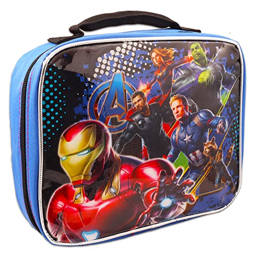 Marvel Avengers Soft Insulated Lunch Box (Blue/Black)