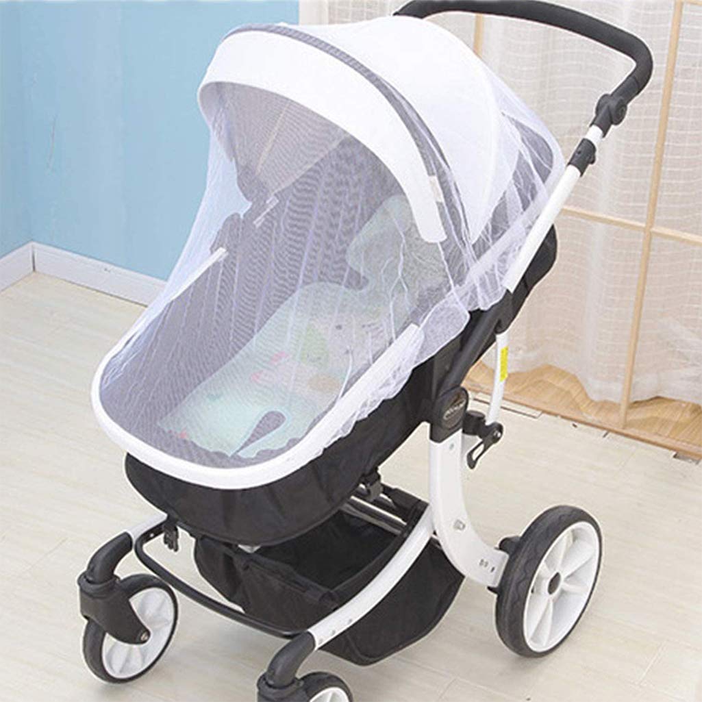 Digead Mosquito Net for Stroller, Baby Carriage, Crib and Travel Cot Full-Coverage Mosquito Net - Diameter50cm(20 inches)