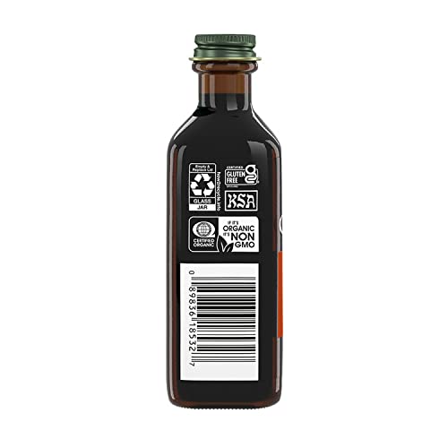 Simply Organic Pure Madagascar Vanilla Extract, 4-Ounce Glass Jar, Certified Organic, Sugar-Free Flavor For Smoothies