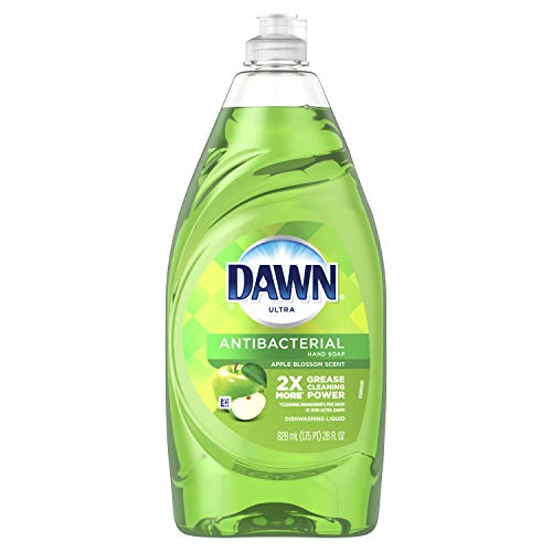 Dawn Ultra Antibacterial Hand Soap Apple Blossom Scent Dishwashing Liquid (2) 28 Ounce Bottles