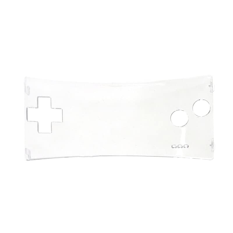 Front Faceplate Housing Shell Case Cover Replacement for Nintendo Game Boy Micro GBM (Clear)