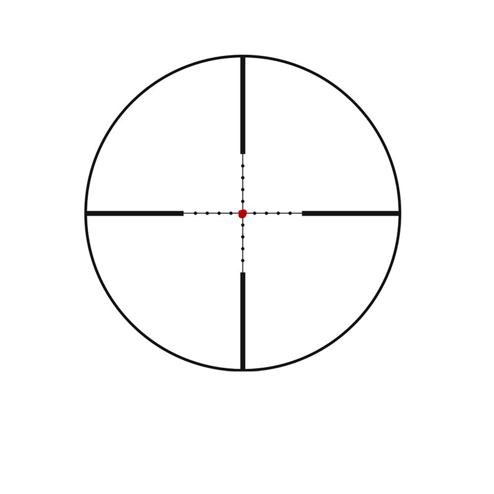DB TAC INC 3-9X42 mm Scope MIL DOT Reticle with Internal RED Laser Come with Free Picatinny/Weaver Mount Scope Rings