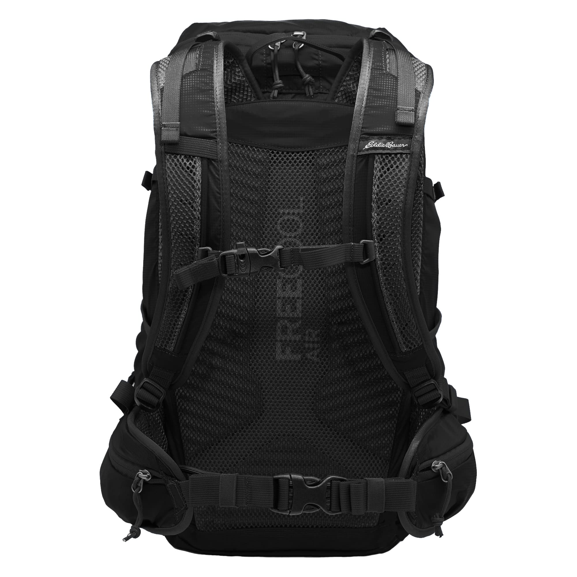 Eddie Bauer Backpack 30L, Hydration/Laptop Compatible Sleeve, Adventurer Trail-Black