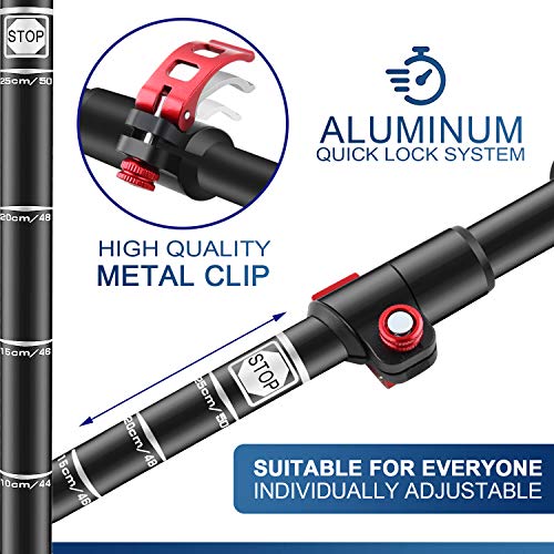 Folding Trekking Poles- 2 Pack Lightweight Aluminum Adjustable Hiking Poles-Walking Sticks with Quick Lock System - Upgrade Cork Handle-Professional Walking Poles for Men, Women and Children