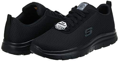 Skechers Men's Flex Advantage Bendon Work Shoe, Black, 11 Wide