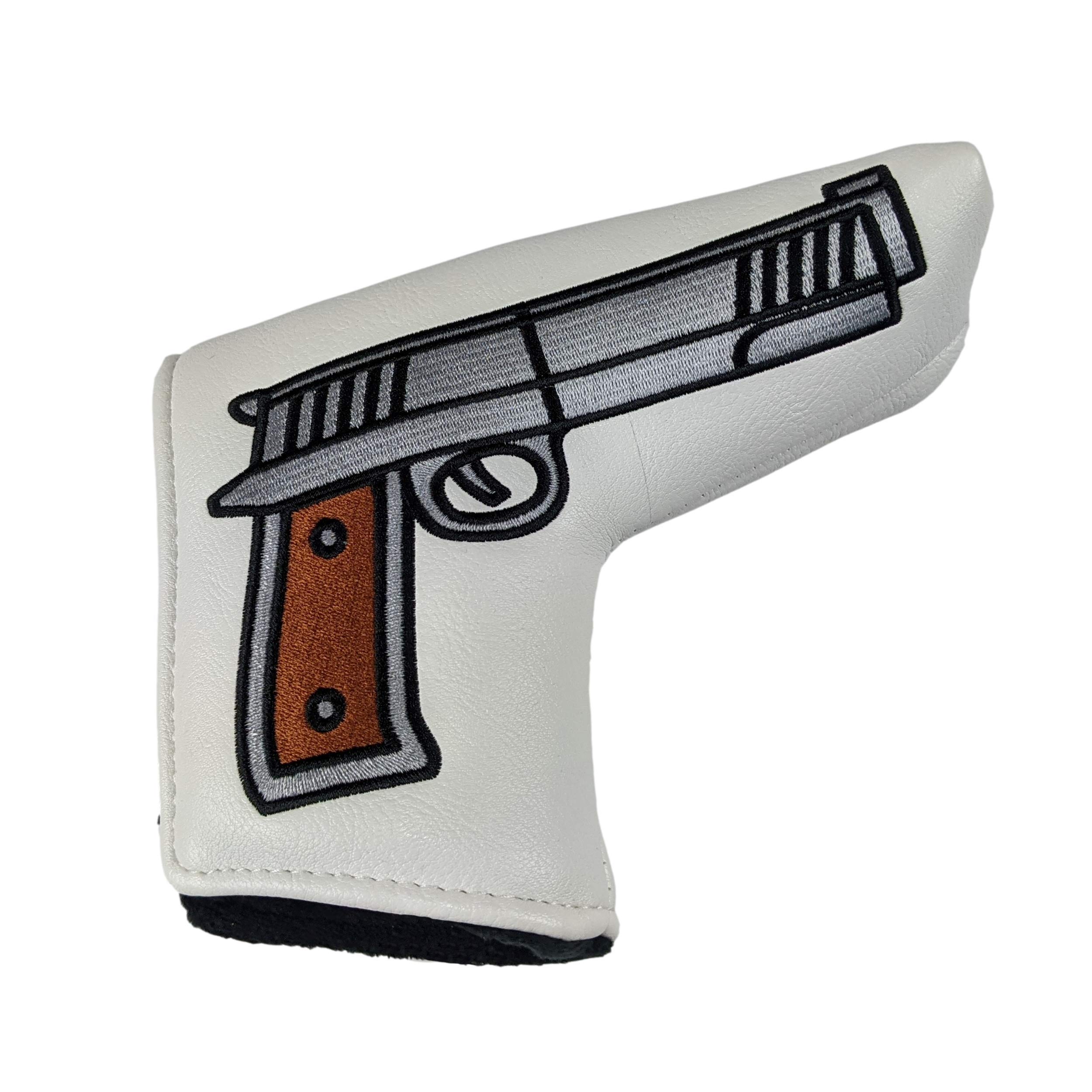 Foretra - Limited Edition Shooter Pistol - Golf Putter Headcover Quality PU Leather Magnetic Closure for Blade Style Putters