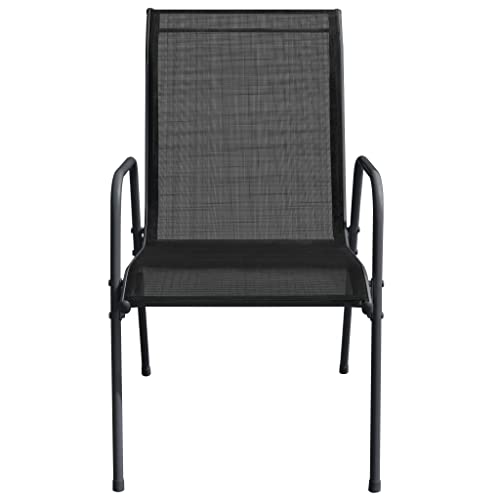 WFAUIBR Dining Set 3 Piece Patio ，Conversation Sets with Coffee Table ，for Portico, Backyard, Balcony, Pool Side, Garden, Living Room，Black/A