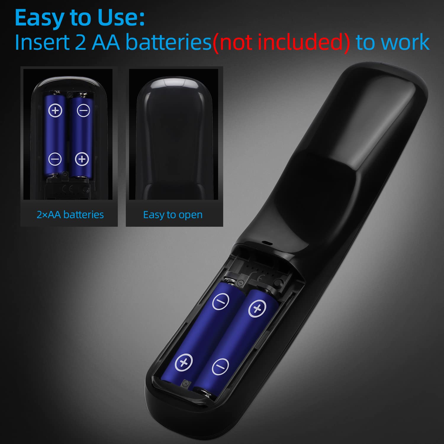 Gvirtue Universal Remote Control for LG Smart TV Magic Remote, Replacement for All LG LED OLED LCD Smart TVs, with Buttons for Netflix, Prime Video, Disney Plus, Rakuten TV