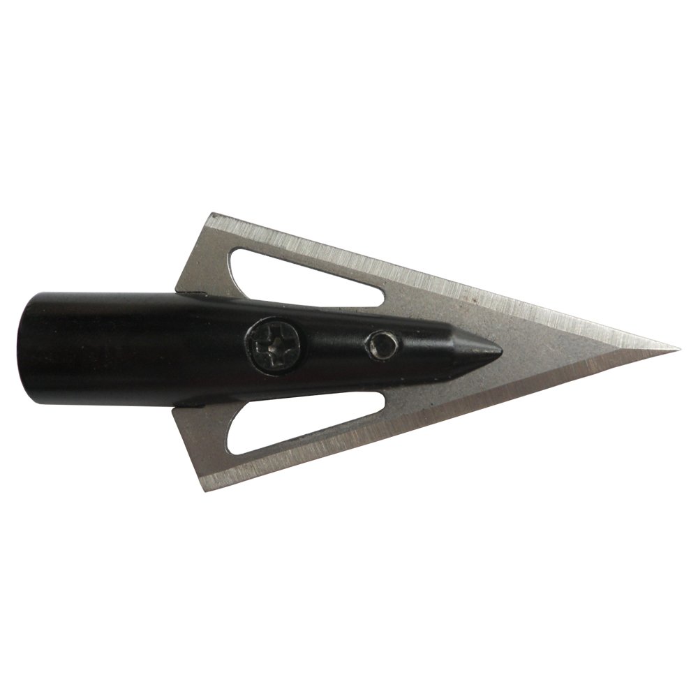 e5e10 12pcs Cross Broadheads 100 Grain 4 Blade Crossbow Broadhead Sharp Arrow Point for Hunting Crossbow Compound, Silver