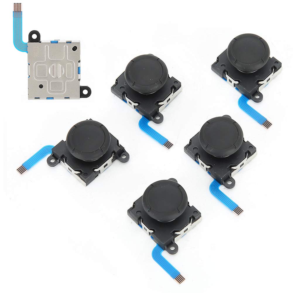 Game Machine Joystick Button, Simple Lightweight Accurate Cut Professional Chip Game Machine 3D Joystick Replacement Wear Resistance for Game Machine