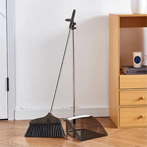 GVISAY Broom and Dust Pan Floor Cleaning Brooms for Dust Pan House Sweeper Dustpan and Scoop Set